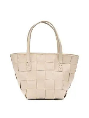 Dragon Diffusion Small Hand-woven Handbag - Beige