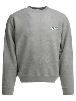 AUTRY Crewneck Sweatshirt With Embroidered Logo - Grey