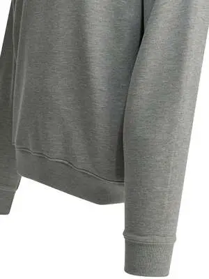 AUTRY Crewneck Sweatshirt With Embroidered Logo - Grey