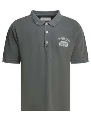 GALLERY DEPT. Preamo' Polo Shirt With Buttons - Grey