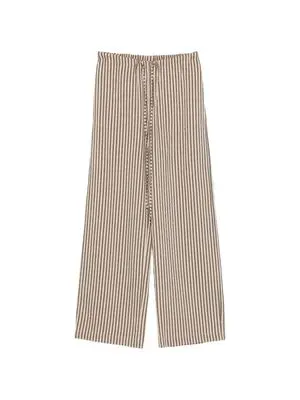 ALYSI Cotton-blend Pants - Beige