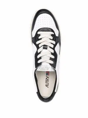 AUTRY Medialist Low Leather Sneakers - Black