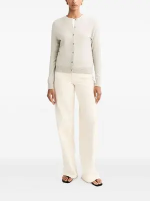 Soft Goat Cashmere Cardigan - Beige