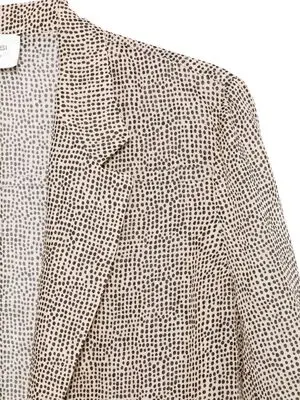 ALYSI Single-breasted Blazer Jacket - Beige