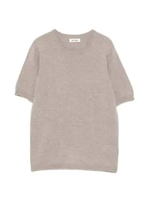 Soft Goat Crewneck T-shirts For Women