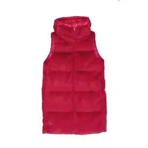 Herno Padded Faux Fur Vest - Pink