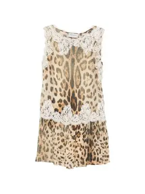 ERMANNO FIRENZE Leopard Print Mini Dress