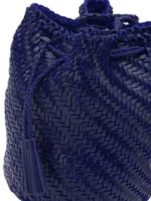 Dragon Diffusion Pompom Double Jump Mini Shoulder Bag - Blue