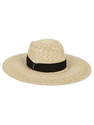 Borsalino Sophie Straw Hat Black