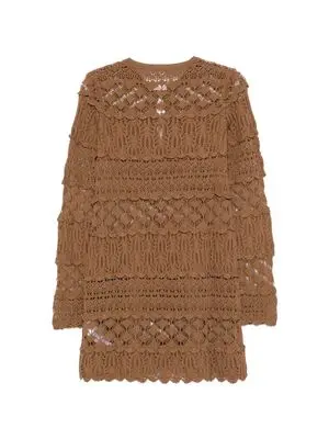 SEMICOUTURE Alvina Cotton Mini Dress
