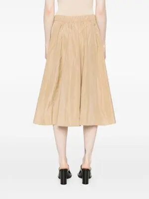 SUSANNE BOMMER A-line Midi Skirt - Beige