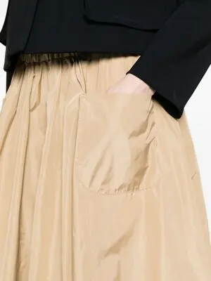 SUSANNE BOMMER A-line Midi Skirt - Beige
