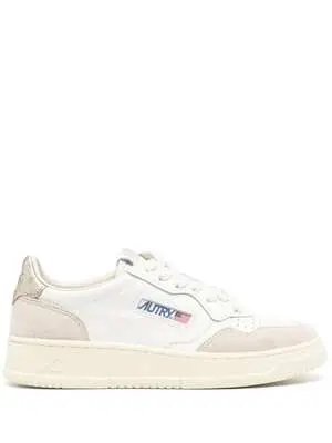 AUTRY Medialist Low Leather Sneakers - Golden