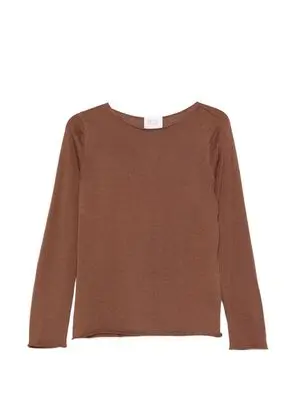 BEYOU Cashmere And Silk Blend Sweater - Brown