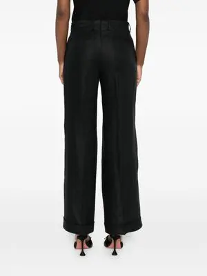 L.B.M. 1911 Linen Trousers - Black