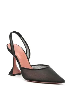 Amina Muaddi Holli Slingback Pumps