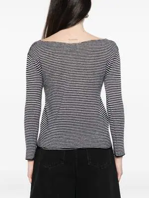 BEYOU Cashmere V-neck Sweater - Black