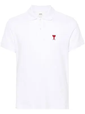 Ami De Coeur Cotton Polo Shirt - White