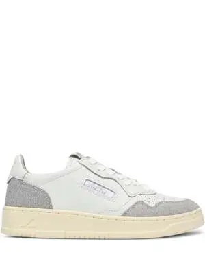 AUTRY Medalist Low Leather Sneakers - Grey
