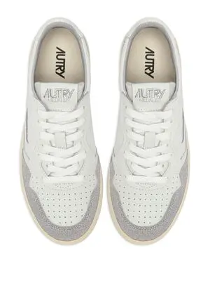 AUTRY Medalist Low Leather Sneakers - Grey