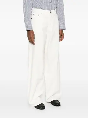 HAIKURE Bethany Wide-leg Jeans - White