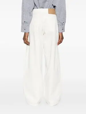 HAIKURE Bethany Wide-leg Jeans - White