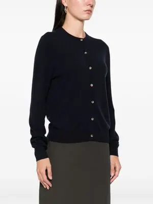 Soft Goat Cashmere Cardigan - Blue