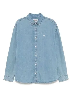 Carhartt Work In Progress Denim Cotton Shirt - Blue