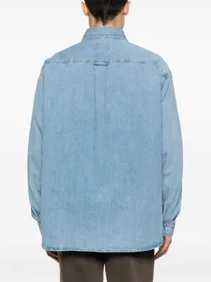 Carhartt Work In Progress Denim Cotton Shirt - Blue