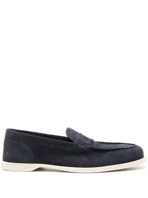 John Lobb Pace Suede Leather Loafers
