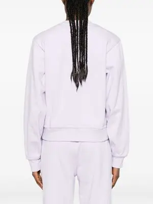 Adidas By Stella McCartney Cotton Crewneck Sweatshirt - Lilac