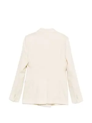 Tagliatore Linen Double-breasted Suit - White