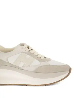 Hogan H714 Leather Sneakers - Grey