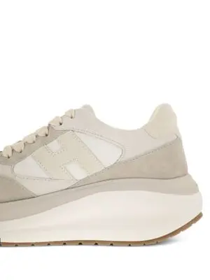 Hogan H714 Leather Sneakers - Grey