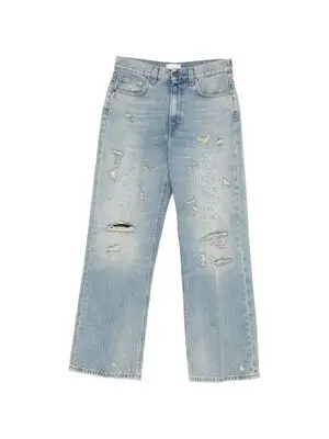 HAIKURE Winny Wide-leg Denim Jeans - Clear Blue