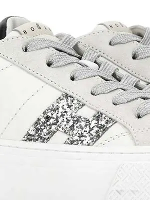 Hogan H705 Leather Sneakers - White