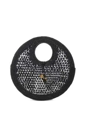 Jacquemus Le Petit Rond Spiaggia Handbag - Black