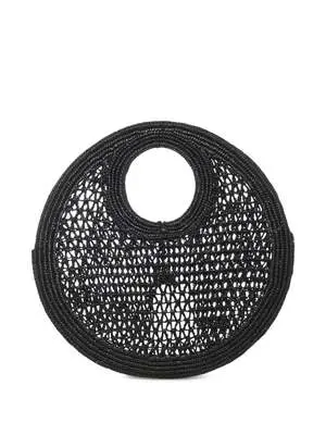 Jacquemus Le Petit Rond Spiaggia Handbag - Black