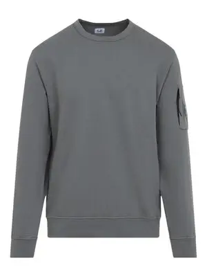 C.P. COMPANY Cotton Crewneck Sweatshirt - Grey