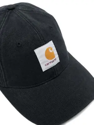 Carhartt Work In Progress Logo Baseball Cap - Black