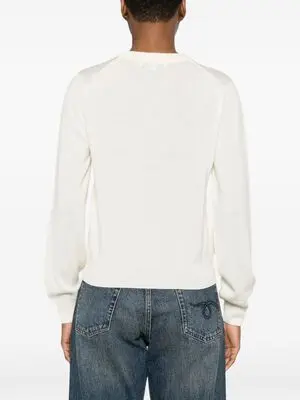 Maison Kitsuné Baby Fox Wool Crewneck Jumper - Beige