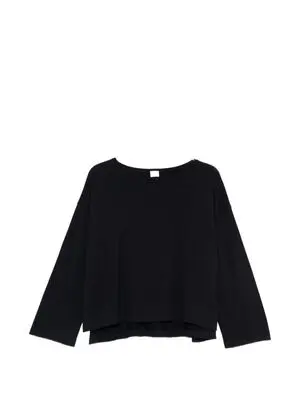 CT PLAGE Cotton Crewneck Pullover - Blue