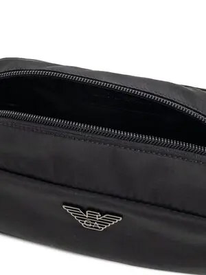 Emporio Armani Nylon Beauty Case - Black