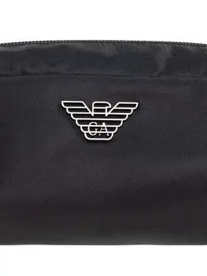Emporio Armani Nylon Beauty Case - Black
