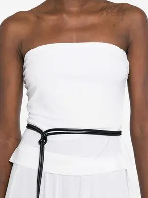 Norma Kamali Strapless Top - White