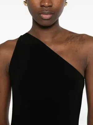 Norma Kamali One-shoulder Mini Dress