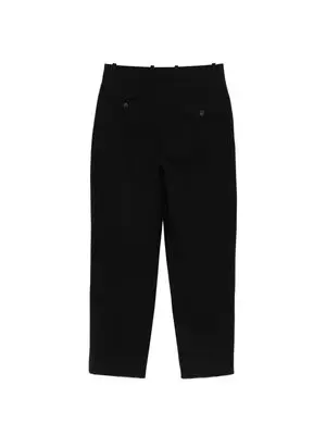 CIRCOLO 1901 Cotton Cropped Trousers - Black