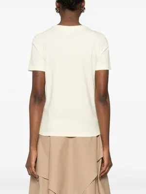 Maison Kitsuné Fox Head Cotton T-shirt - Yellow