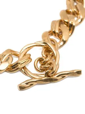 Saint Laurent Chain Necklace - Golden