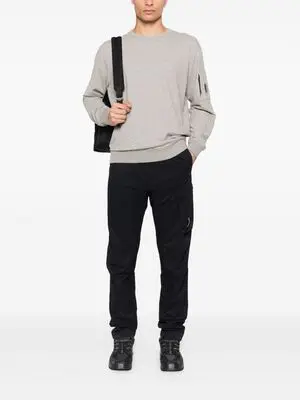 C.P. COMPANY Cotton Crewneck Sweatshirt - Grey